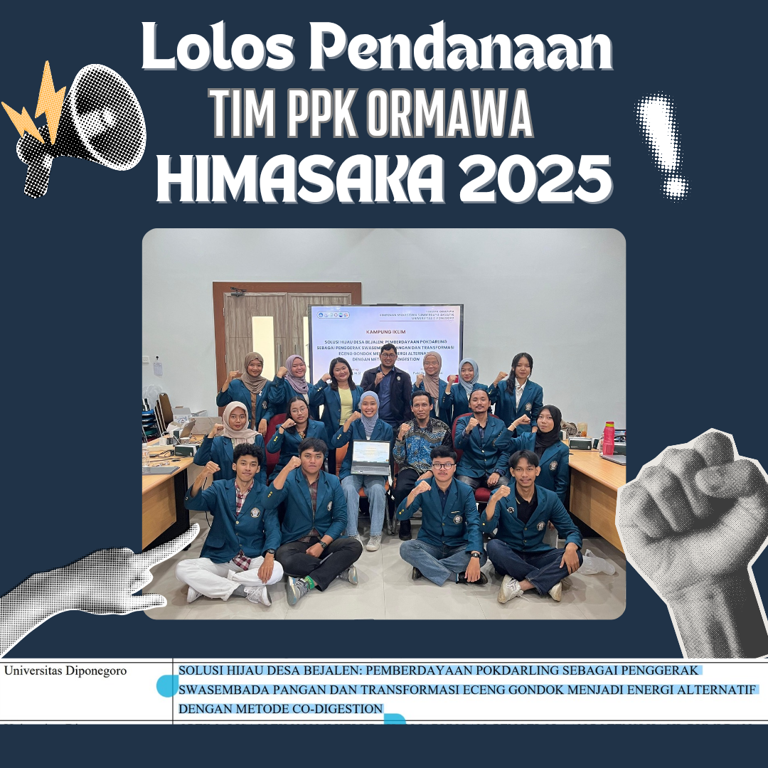 Tim PPK Ormawa HIMASAKA FPIK UNDIP Kembali Raih Pendanaan di Tahun 2025 - Departemen Sumber Daya ...